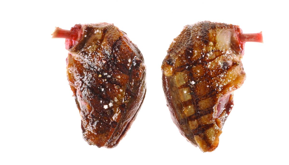 Recette de Palombe du pays grillée et flambée au capucin par Alain ...