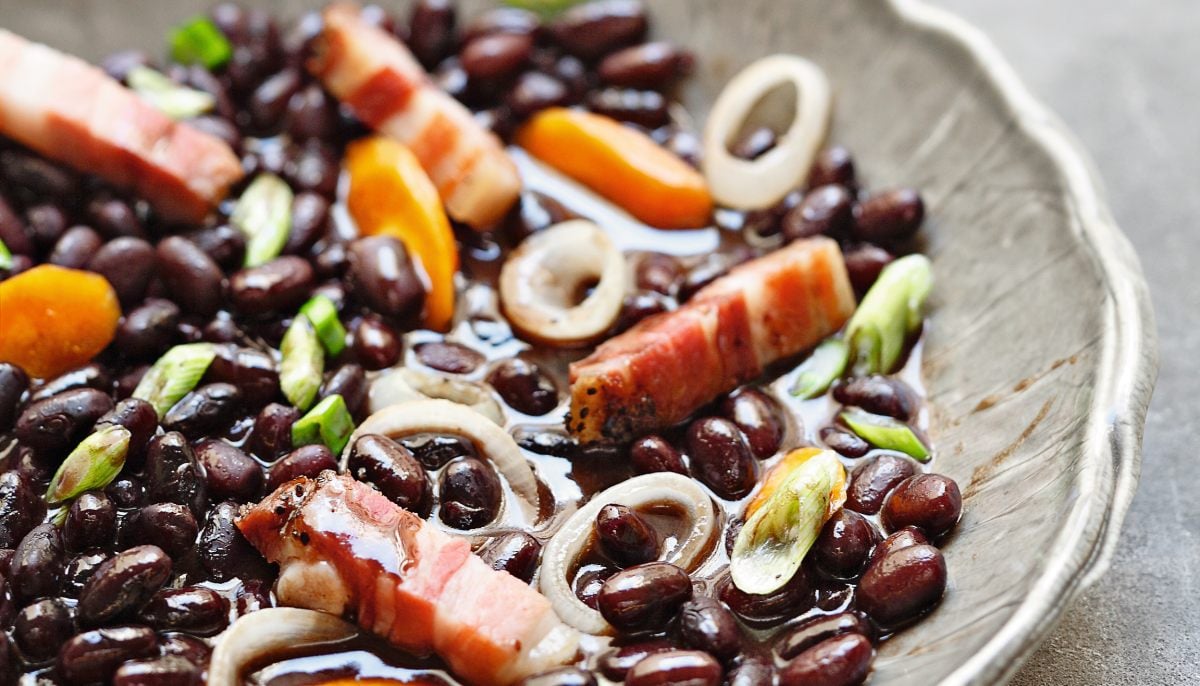 Recette d'haricots noirs et lardons