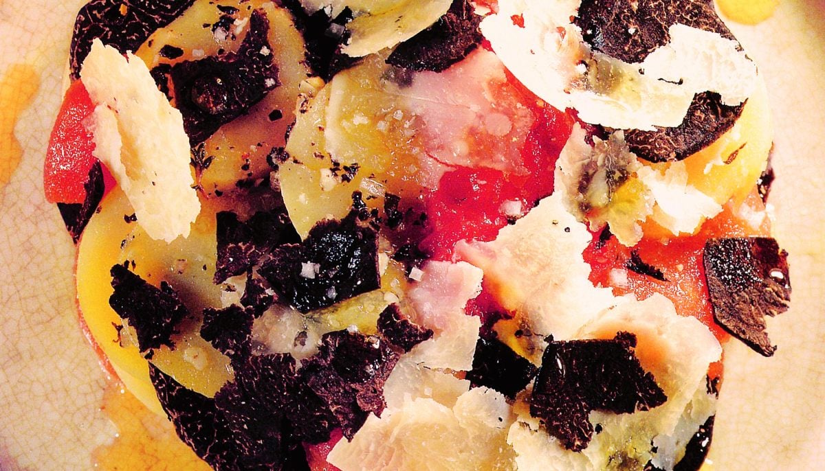 Recette de Salade de pommes de terre et truffes à la croque au sel par ...