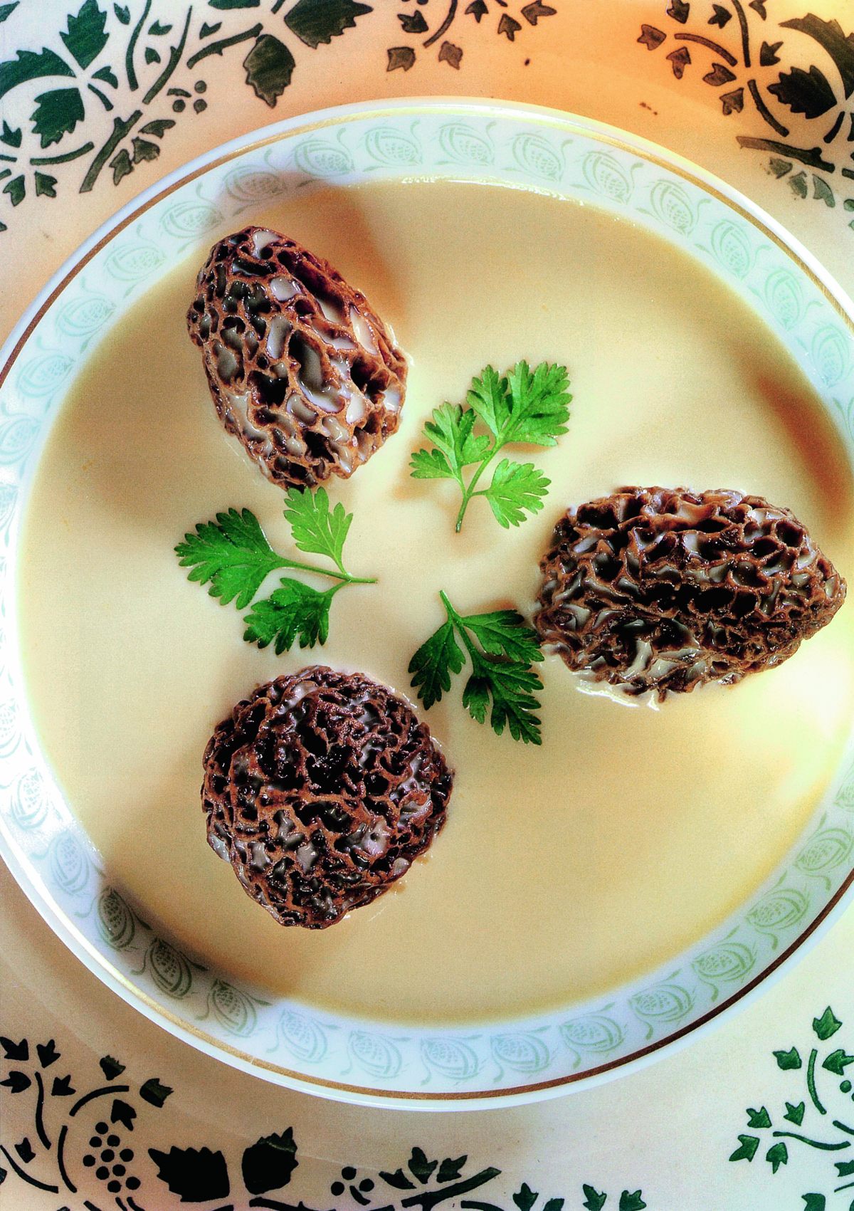 Recette d'Étuvée de morilles au foie gras par Joël Robuchon - Académie ...