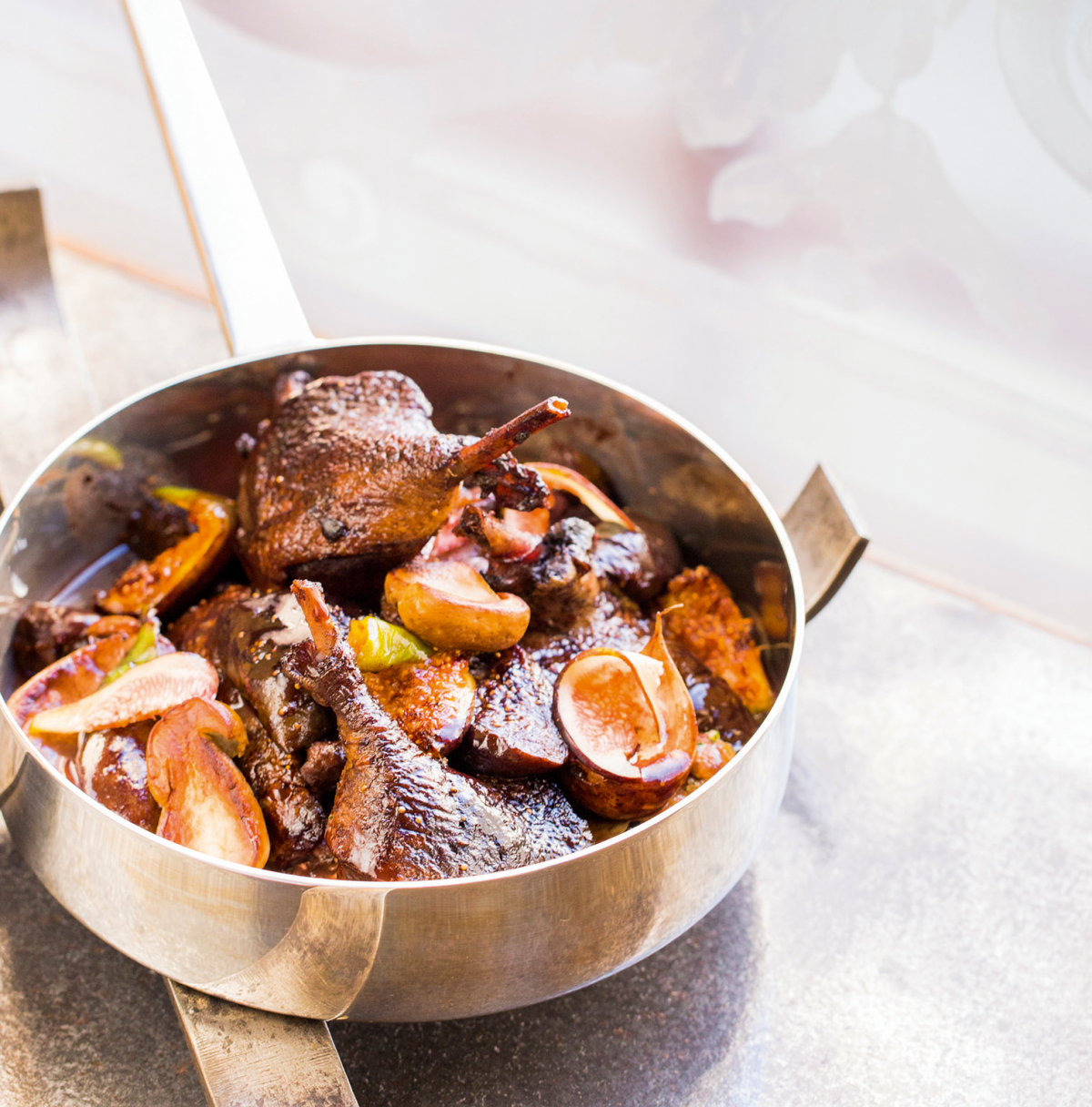 Recette de Canard colvert aux figues et cèpes, sauce salmis par Alain ...