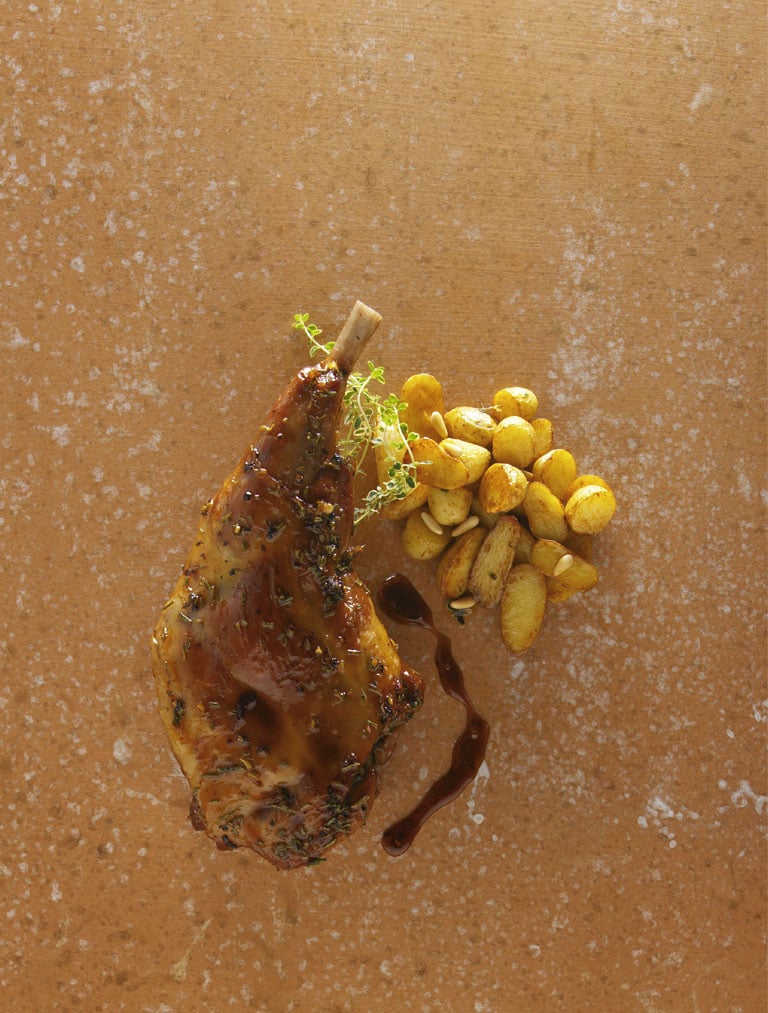 Gigot de chevreau au miel par Alain Ducasse