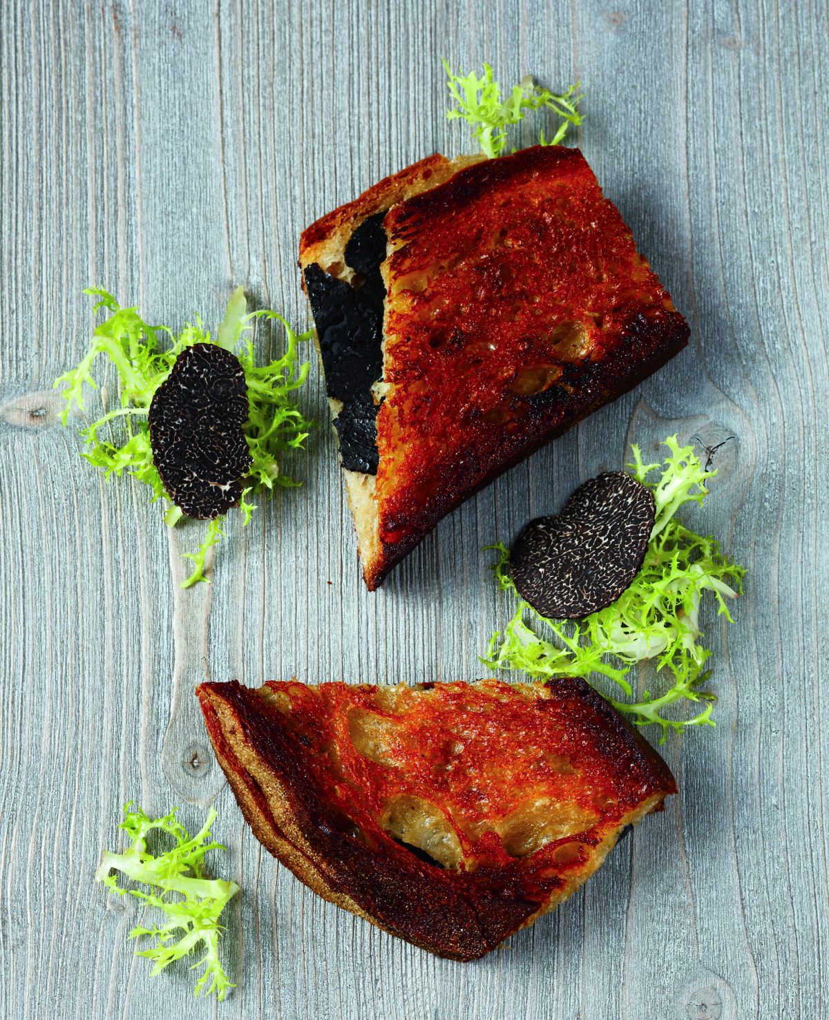 Recette de Sandwich tiède à la truffe fraiche et beurre salé par Michel ...