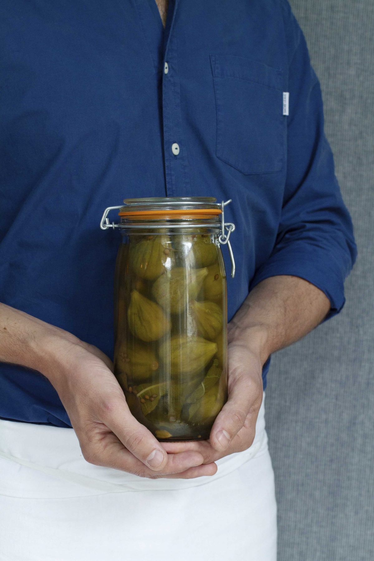 Recette de Figues vertes au vinaigre par Romain Meder - Académie du Goût