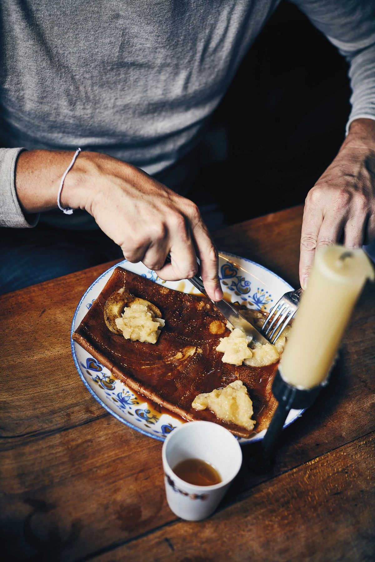 Recette de Crêpes pomme-caramel d’yvan cotto par Christophe Adam ...