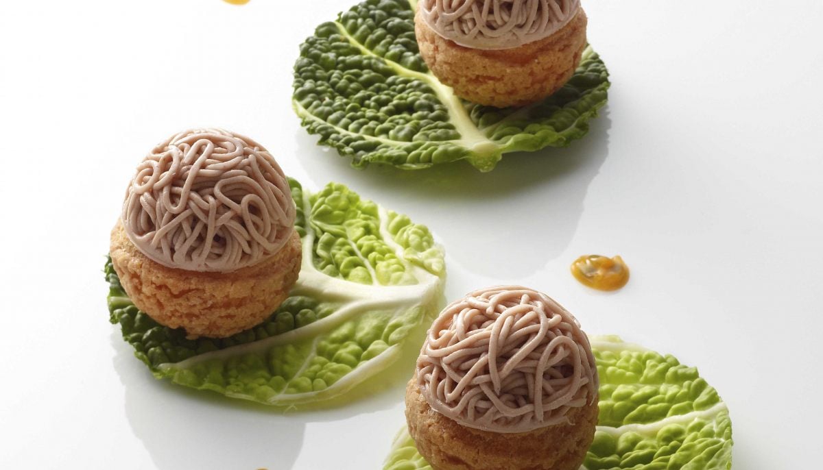 Recette de Chou chou passion, banane, marron par Christophe Michalak ...