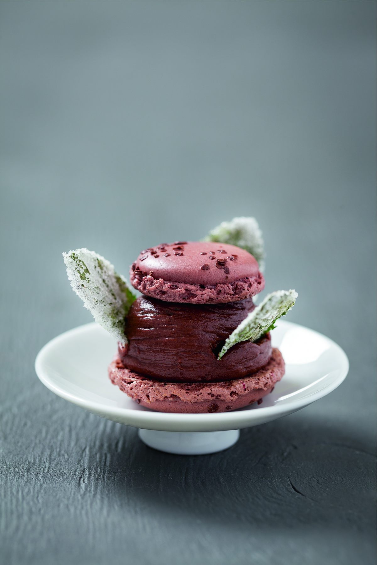 Macarons choco-menthe par École de Cuisine Alain Ducasse
