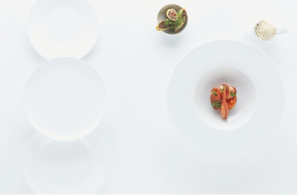 Recette de Bisque de homard « surf & turf », croustillant de queue de ...