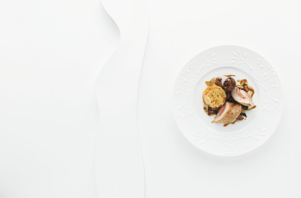 Recette de Poitrine de poule faisane fourrée de foie gras, la cuisse en ...